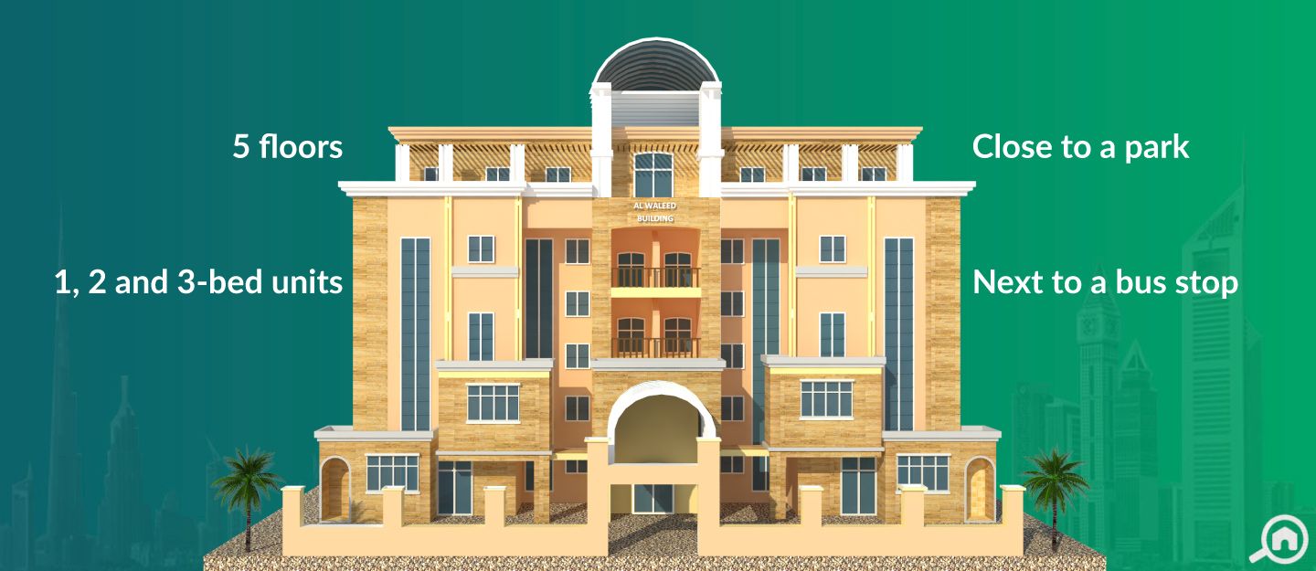 Al Waleed Residence JVC Building Guide | Bayut