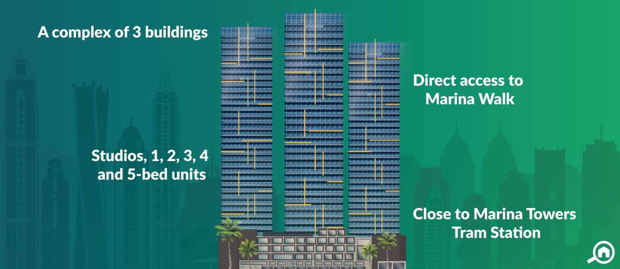 Dubai Marina Building Guides: Properties, Prices, Service Charges ...