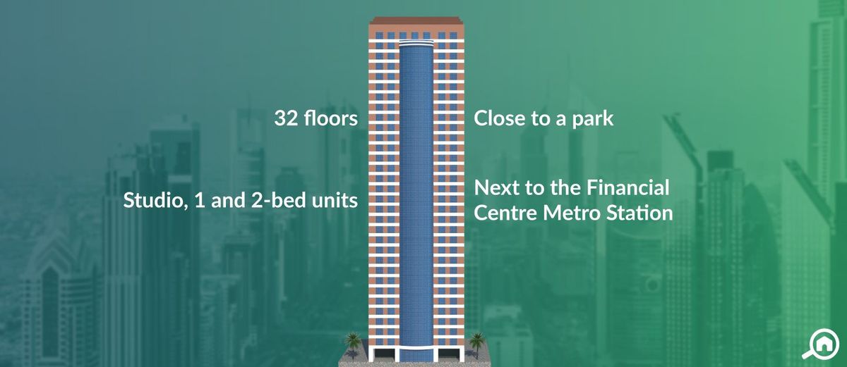Oasis Tower, Sheikh Zayed Road Building Guide | Bayut